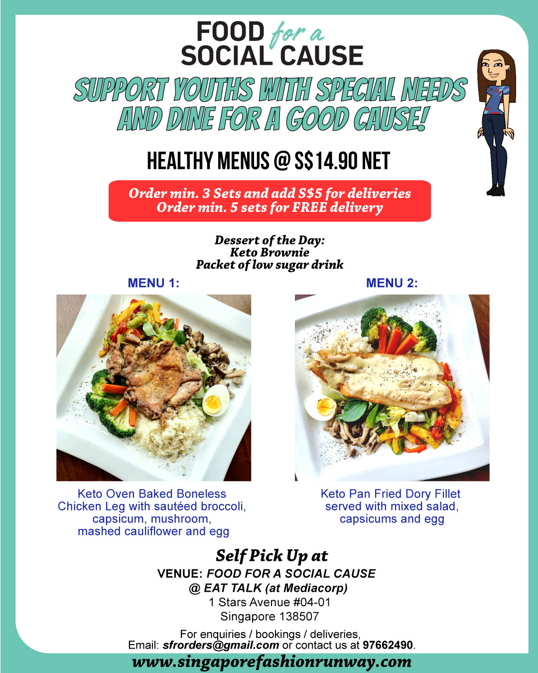 Healthy Menu (Menu 1 or Menu 2) – Singapore Fashion Runway